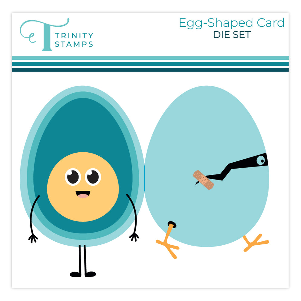 Egg-Shaped Card Die Set– Trinity Stamps