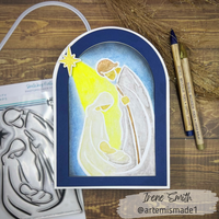 Sketchy Nativity 4x6 Stamp Set– Trinity Stamps