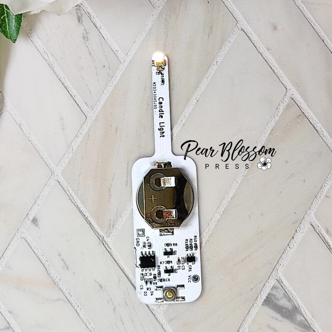 Pearblossom Press Candle Light *The LED light you can blow out ...