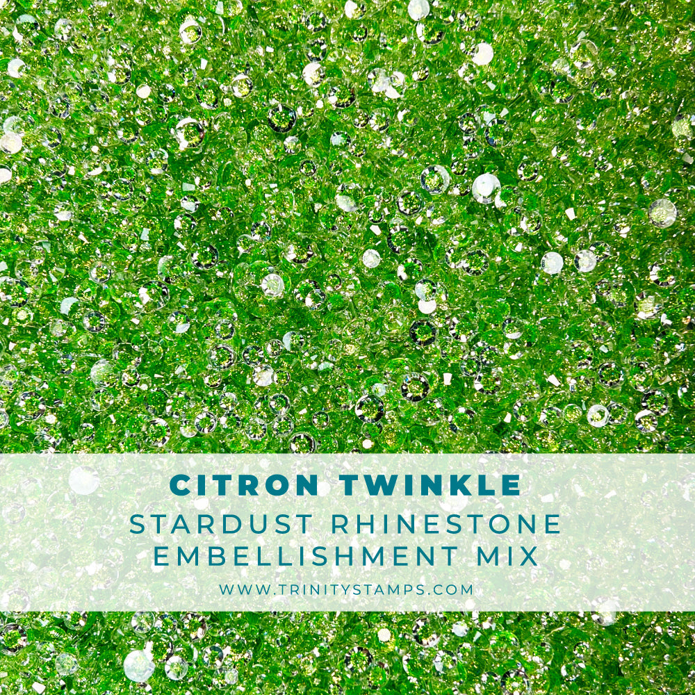 Citron Twinkle Stardust Rhinestones– Trinity Stamps