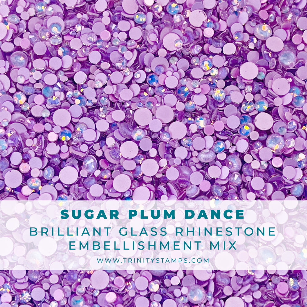 *Last Chance* Sugar Plum Dance Glass Rhinestones– Trinity Stamps