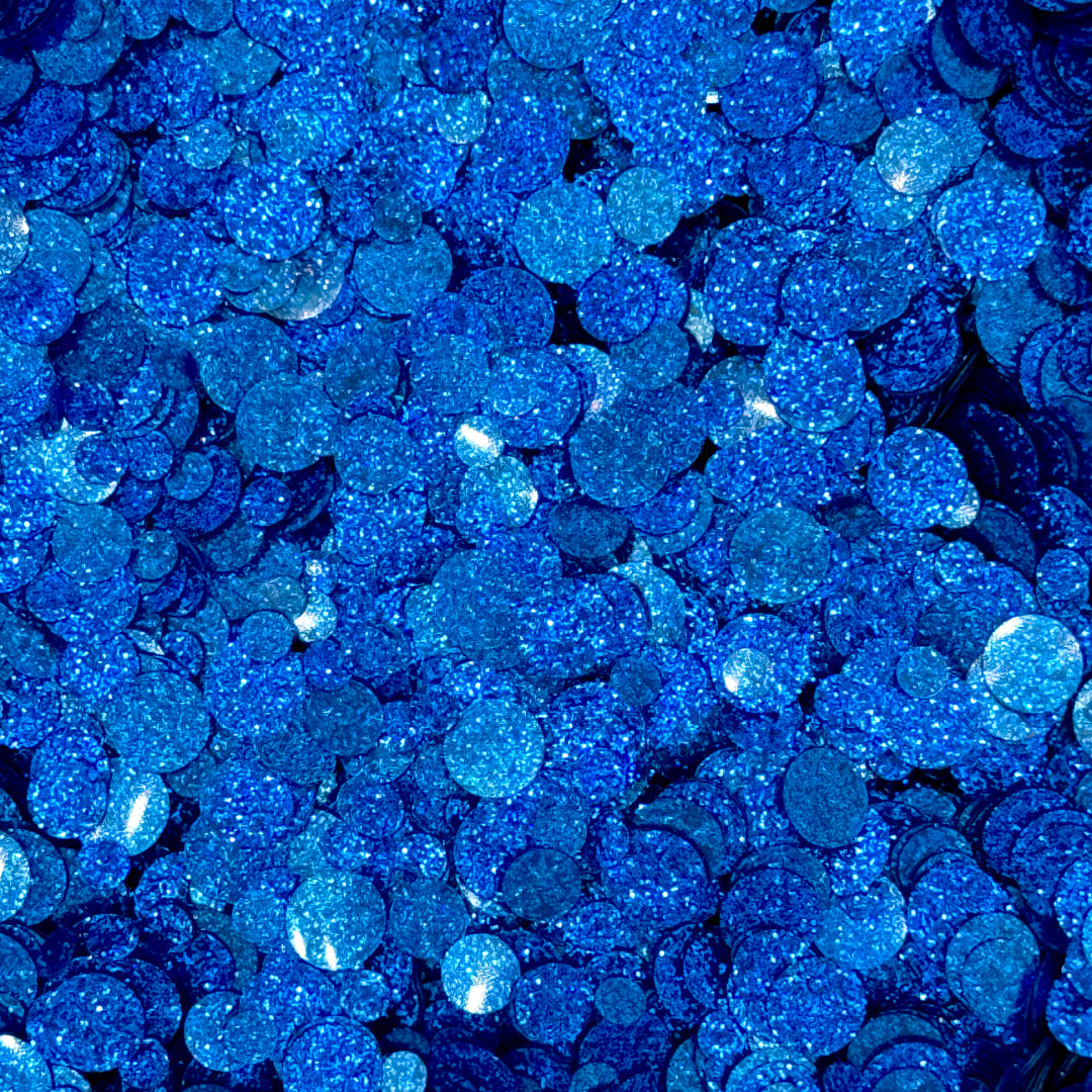 Sapphire Sparkle Spots Flat Confetti Embellishment Mix– Trinity Stamps