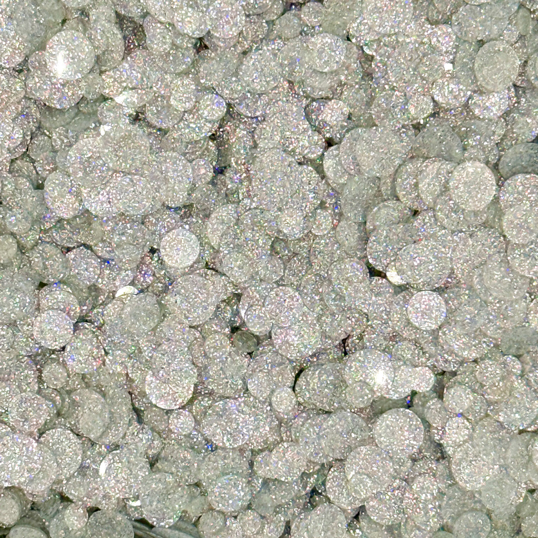 Holographic Silver Sparkle Spots Confetti Embellishments– Trinity Stamps