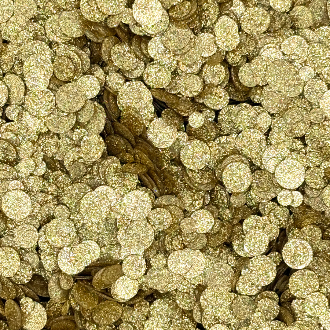 Holographic Gold Sparkle Spots Confetti Embellishments– Trinity Stamps