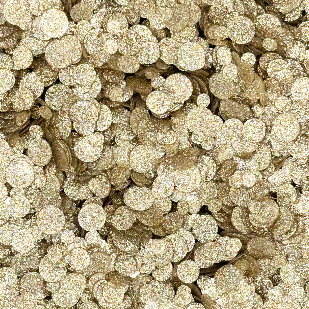 Holographic Bronze Sparkle Spots Confetti Embellishments– Trinity Stamps