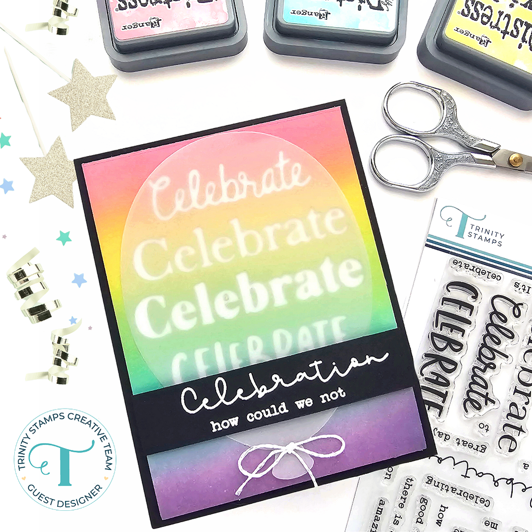 Simply Sentimental - Celebrate 4x8 Stamp Set– Trinity Stamps