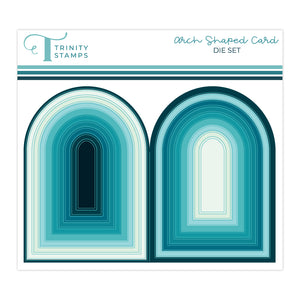 Arch-Shaped A-7 Card with Nesting Arch Layers Die Set– Trinity Stamps
