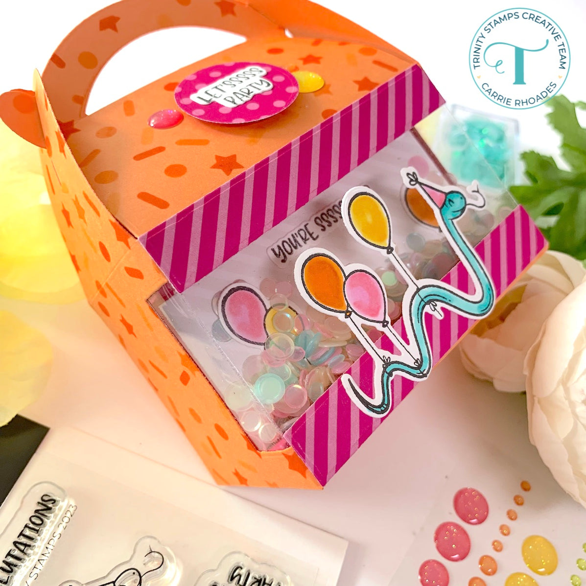Shaker Box Add-on Die Set (coordinates with the Trinity Treat Box ...
