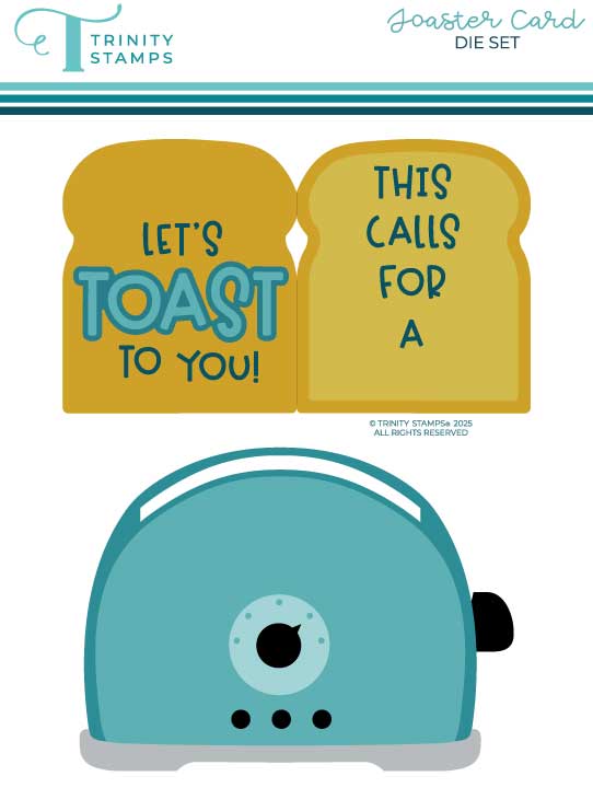 Toaster-Shaped Card Die Set– Trinity Stamps