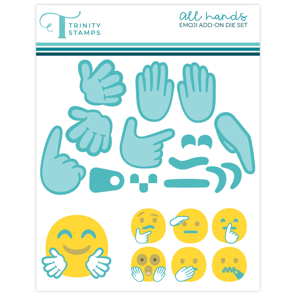 All Hands Emoji Add-On Die Set– Trinity Stamps