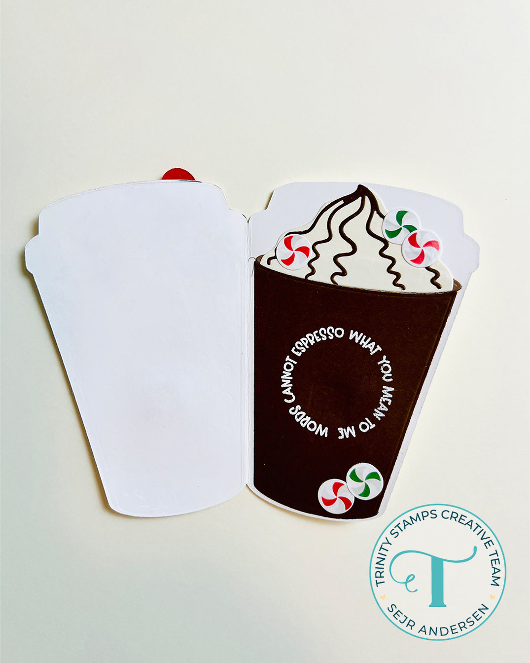 Take-Out Coffee Cup Shaped Card Die Set– Trinity Stamps