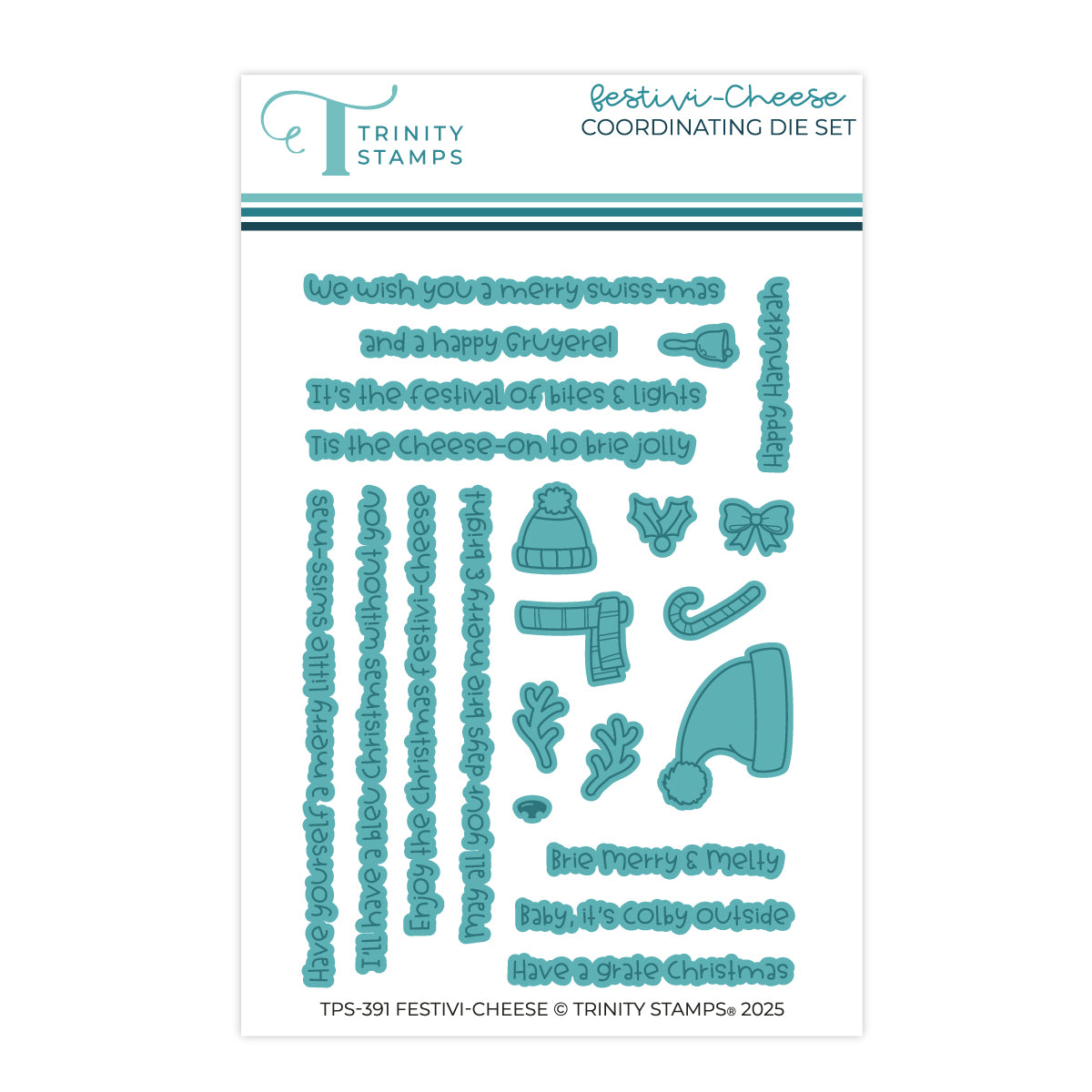 Festivi-Cheese Coordinating Die Set– Trinity Stamps