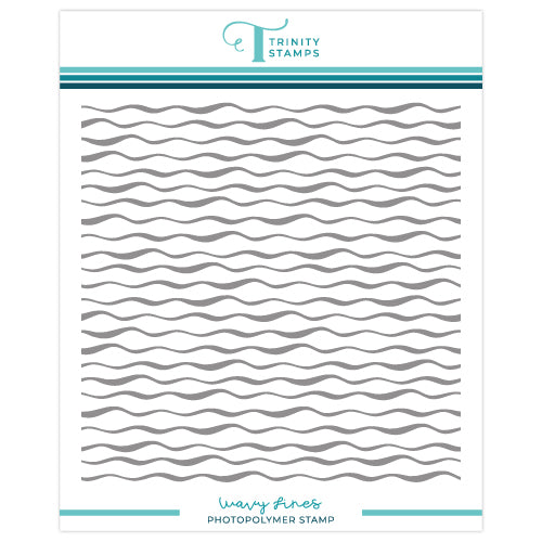 Wavy Lines Background Stamp– Trinity Stamps