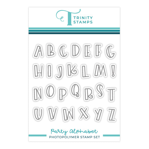 Party Alphabet - 4x4 Stamp Set– Trinity Stamps