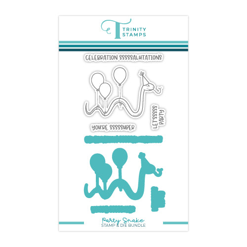 Party Snake - 3x3 Stamp & Die Bundle– Trinity Stamps