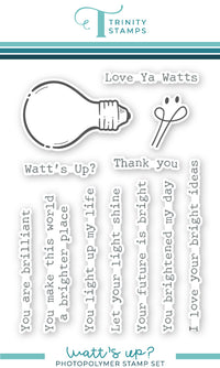 Watt’s up 4x6 Stamp Set– Trinity Stamps
