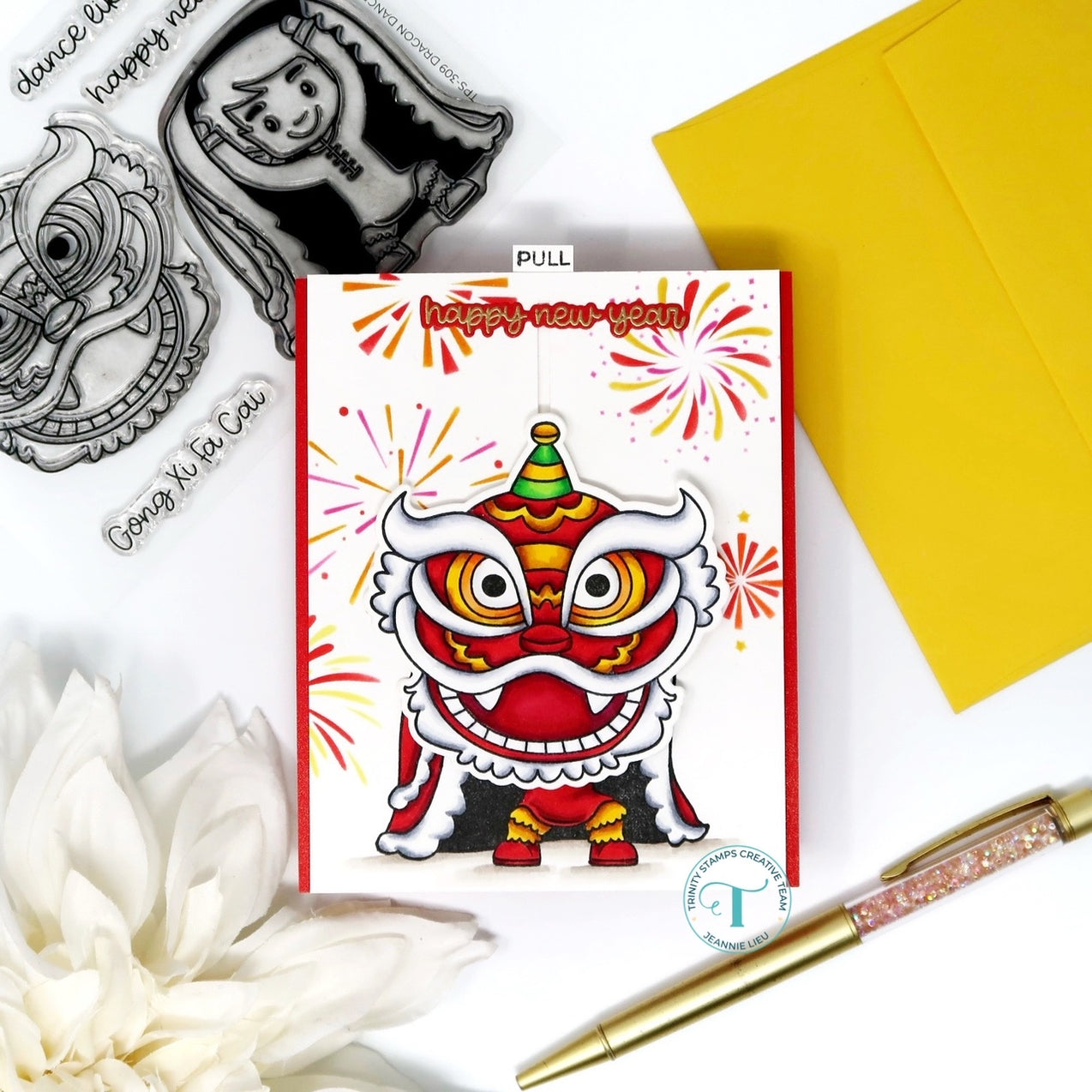 Dragon Dance 4x6 Stamp Set– Trinity Stamps