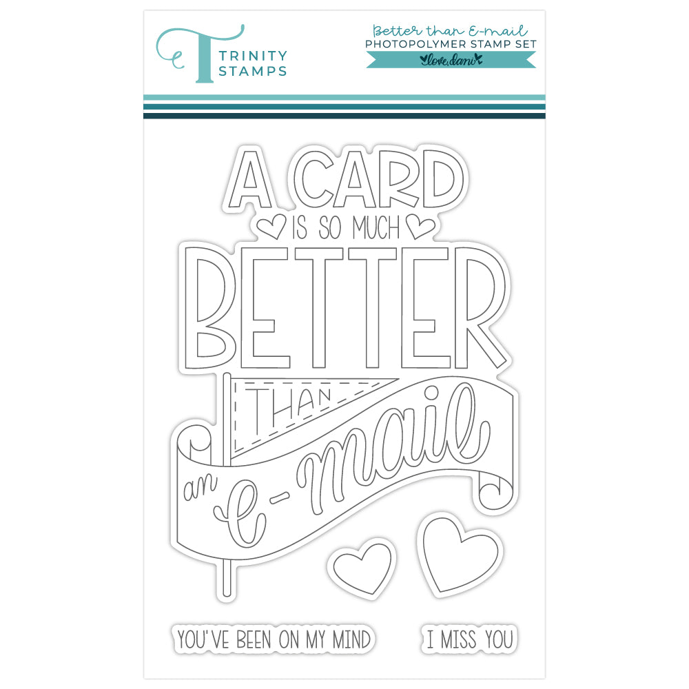 Better Than Email 4x6 Stamp Set– Trinity Stamps