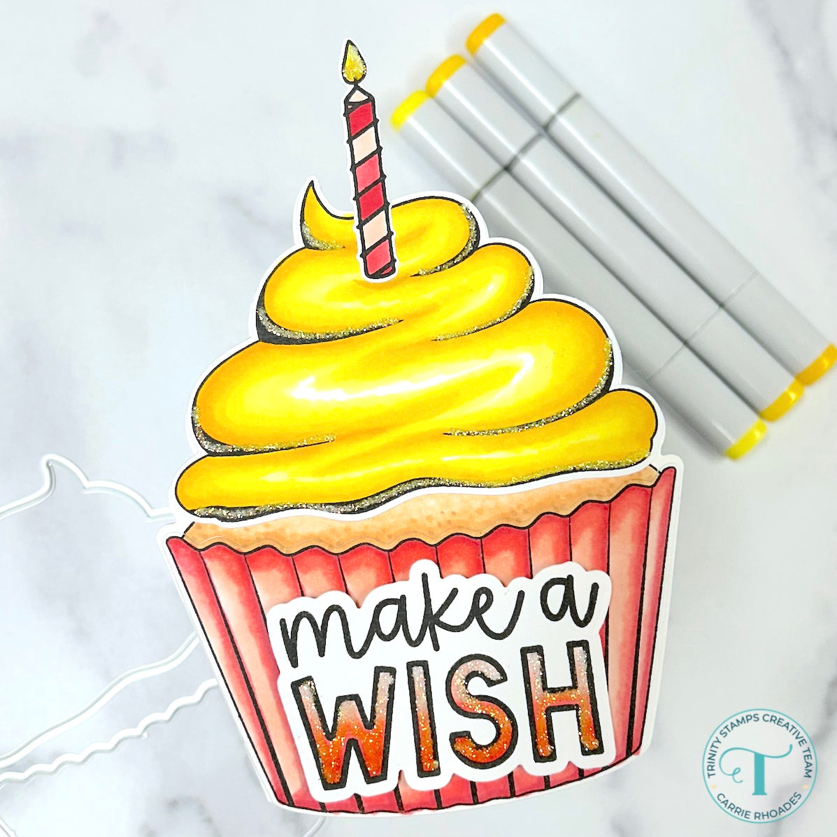 Hey, Cupcake 6x8 Stamp Set– Trinity Stamps