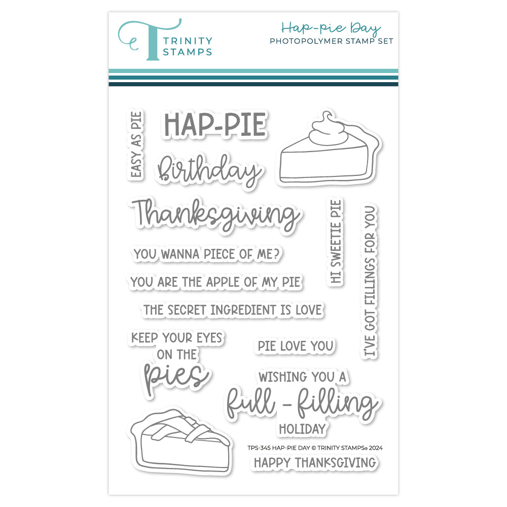 Hap-pie Day 4x6 Stamp Set– Trinity Stamps
