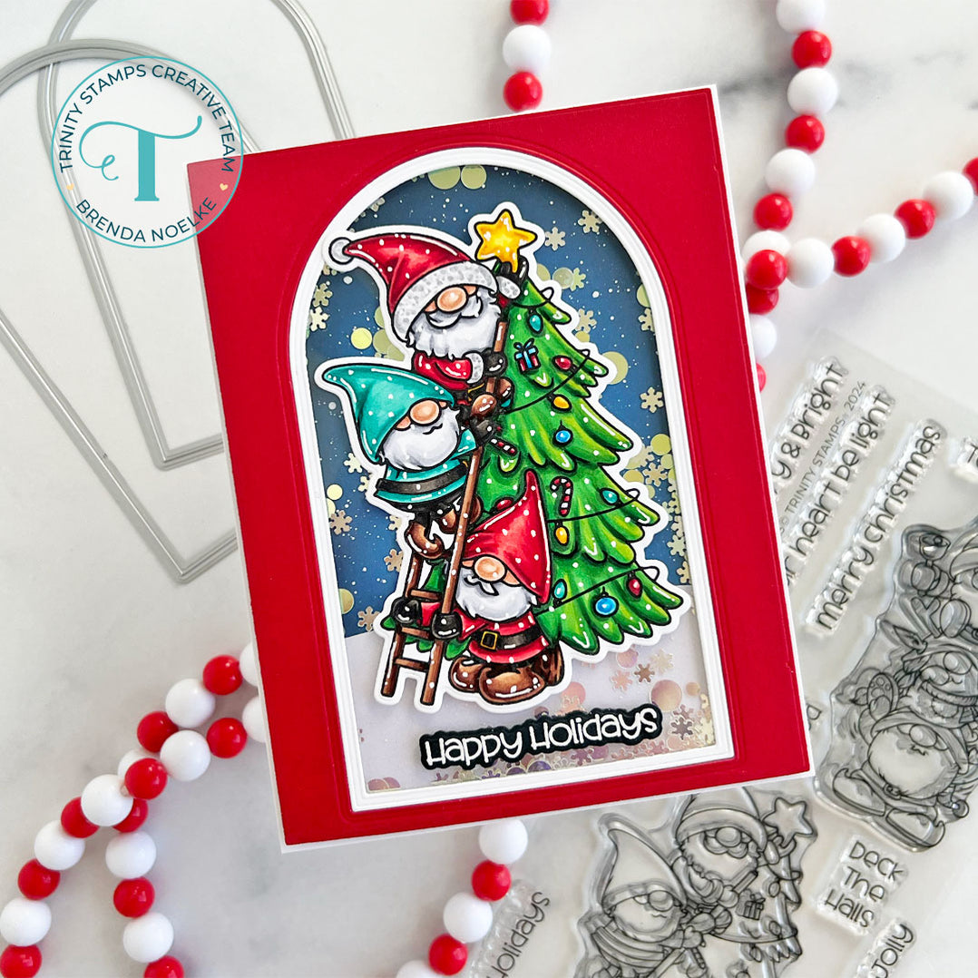 Arch-Shaped A-7 Card with Nesting Arch Layers Die Set– Trinity Stamps