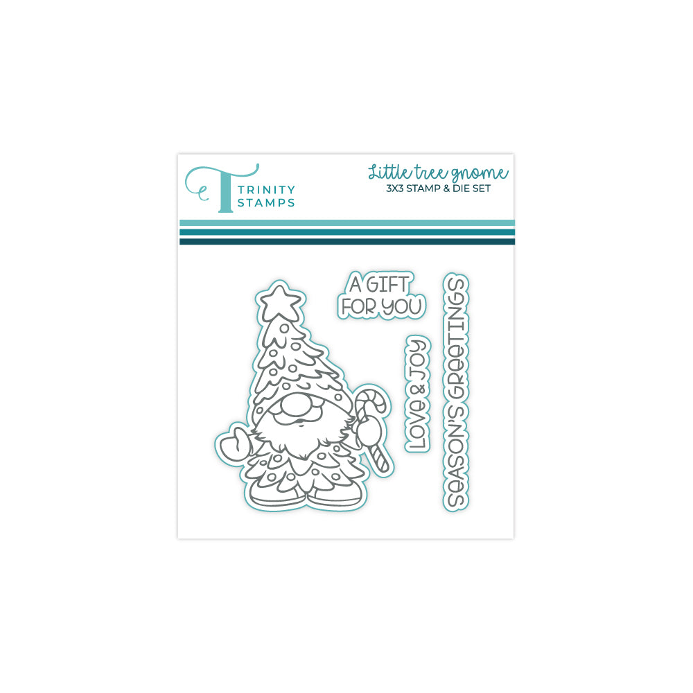 Little Tree Gnome 3x3 Stamp & Die Set– Trinity Stamps