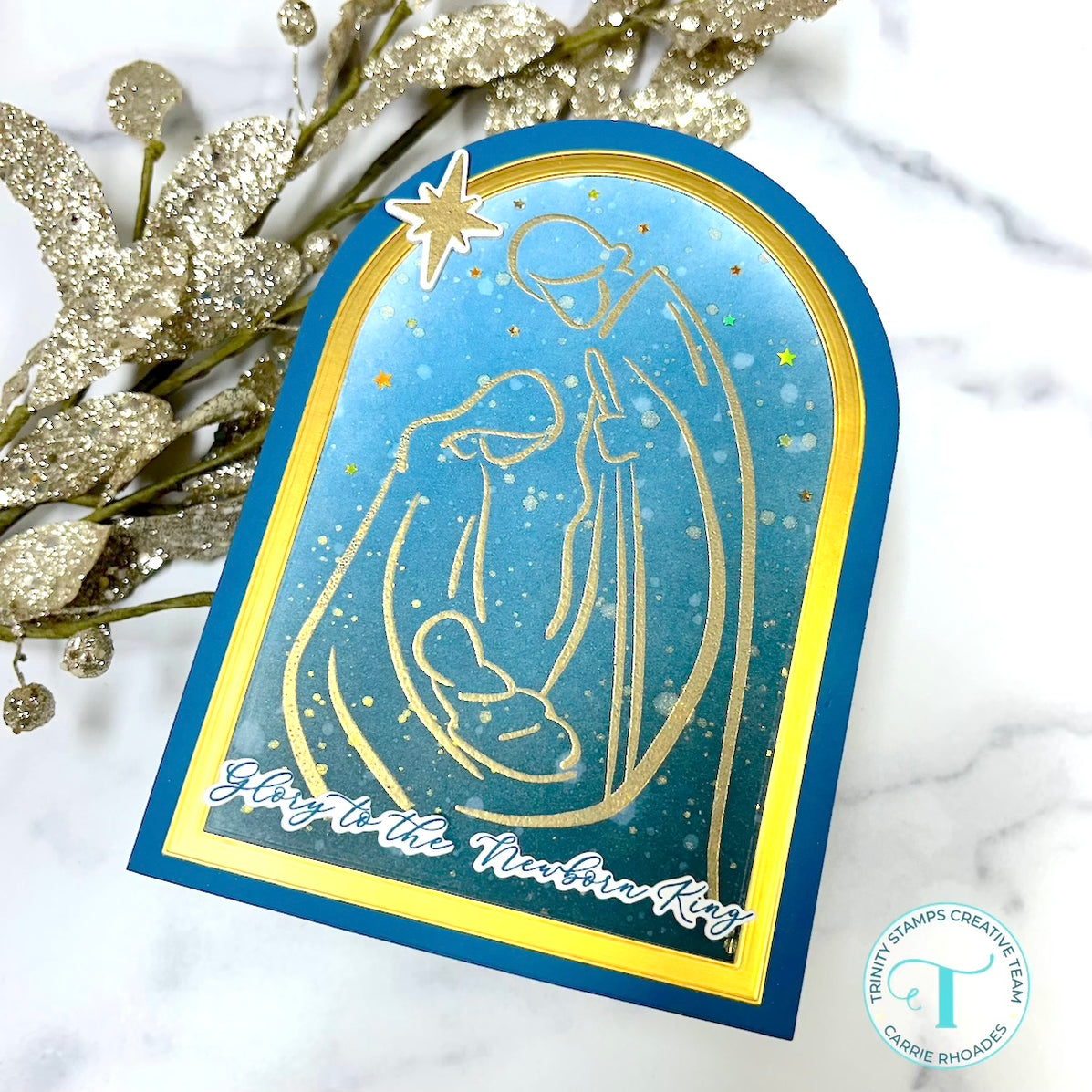 Arch-Shaped A-7 Card with Nesting Arch Layers Die Set– Trinity Stamps