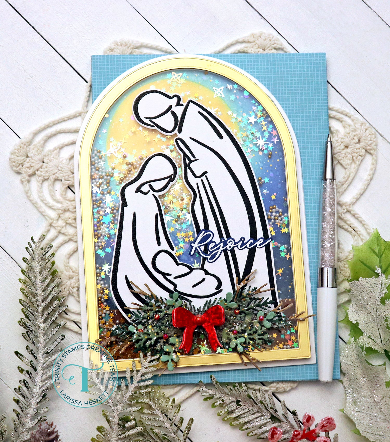 Sketchy Nativity 4x6 Stamp Set– Trinity Stamps
