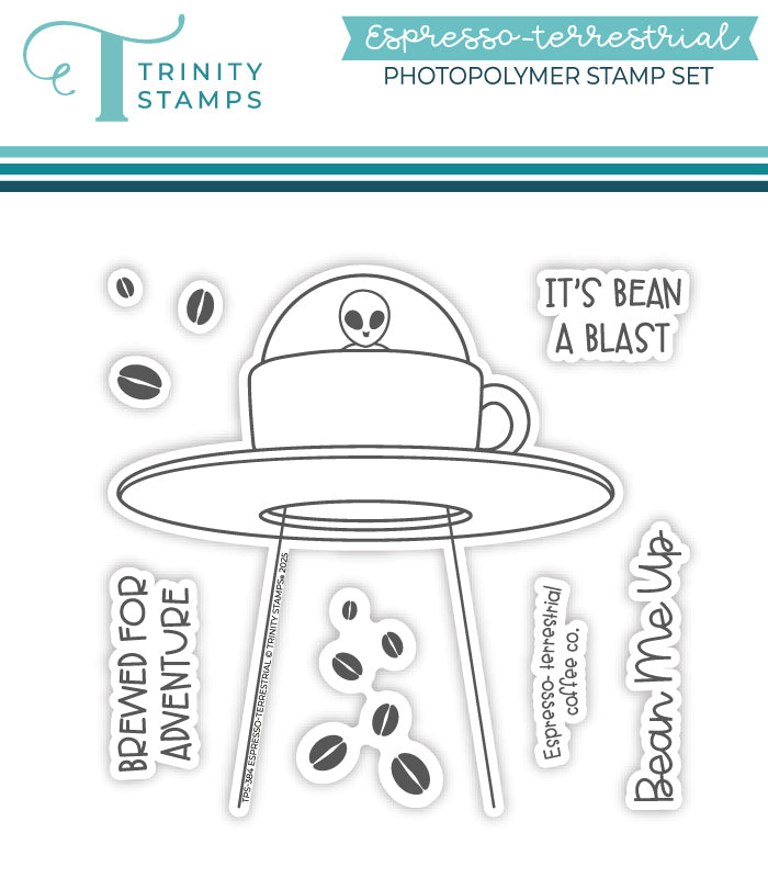Espresso-Terristrial 3x3 Stamp Set– Trinity Stamps