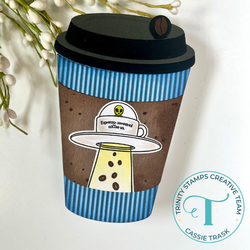 Take-Out Coffee Cup Shaped Card Die Set– Trinity Stamps