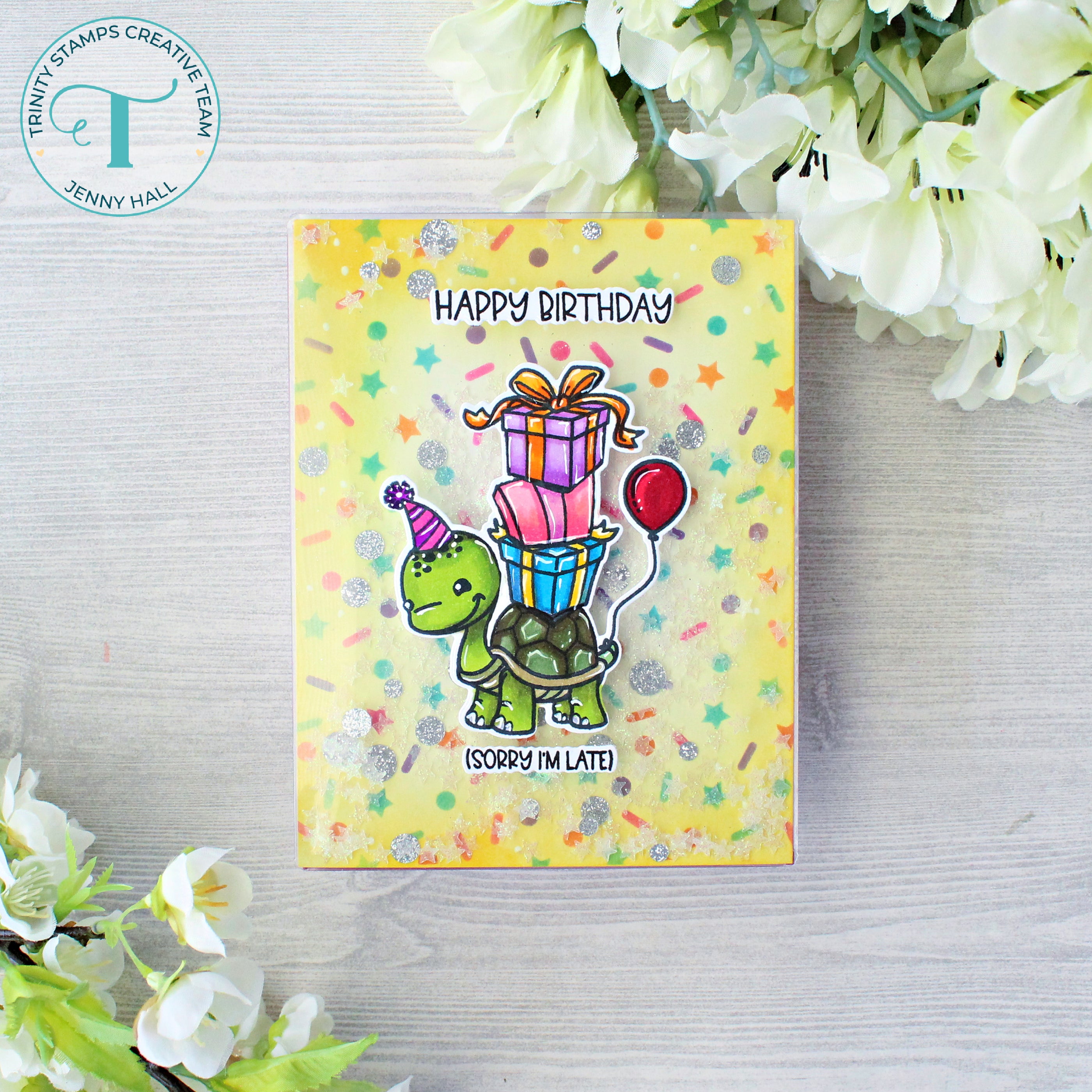 Tardy Turtle - 3x4 Stamp Set– Trinity Stamps