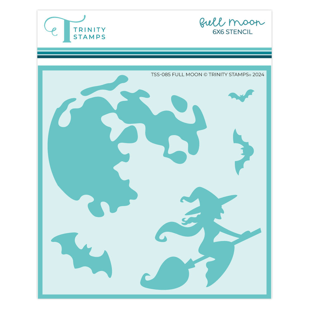 Full Moon 6x6 Stencil– Trinity Stamps