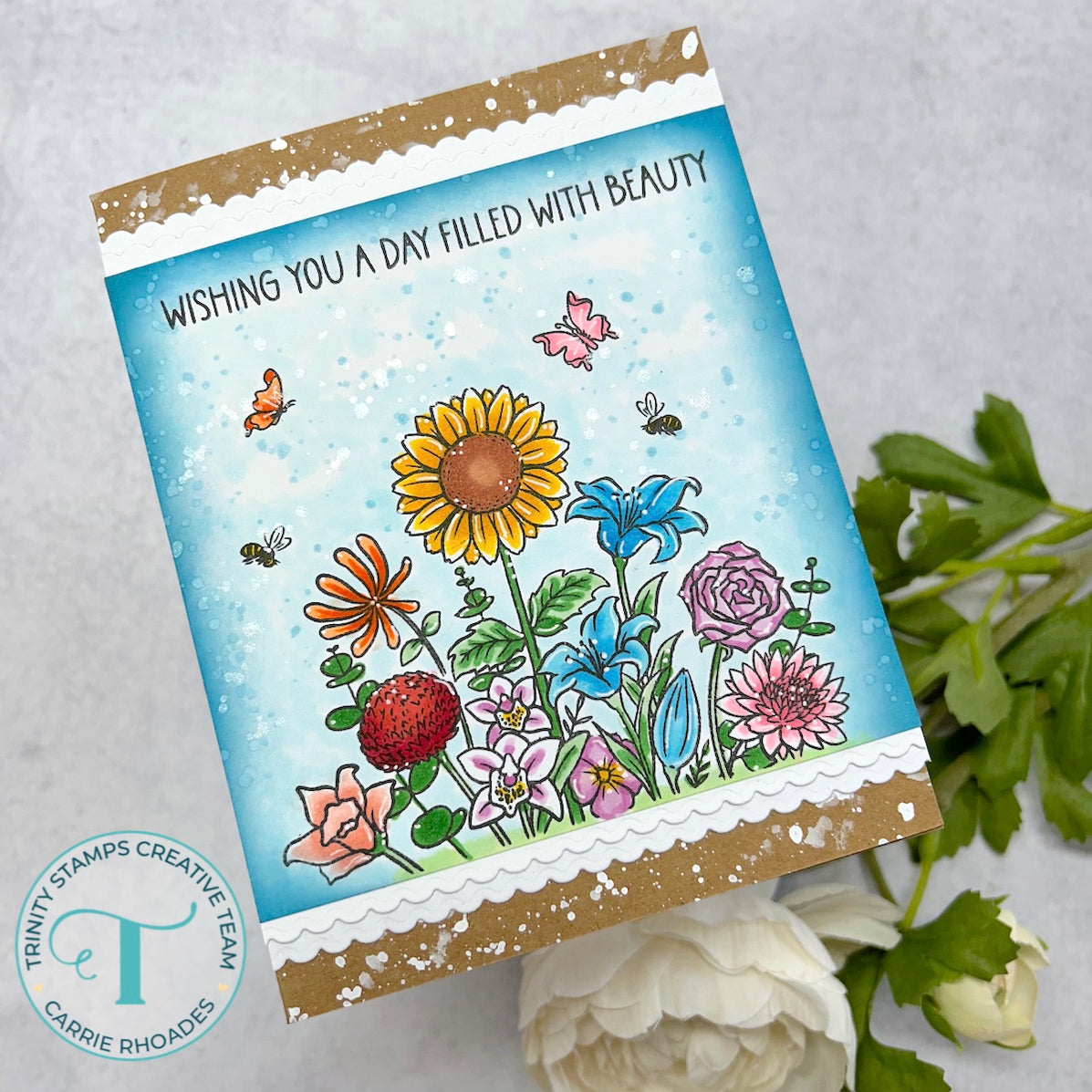Wildflower Garden 4x4 Stamp Set– Trinity Stamps