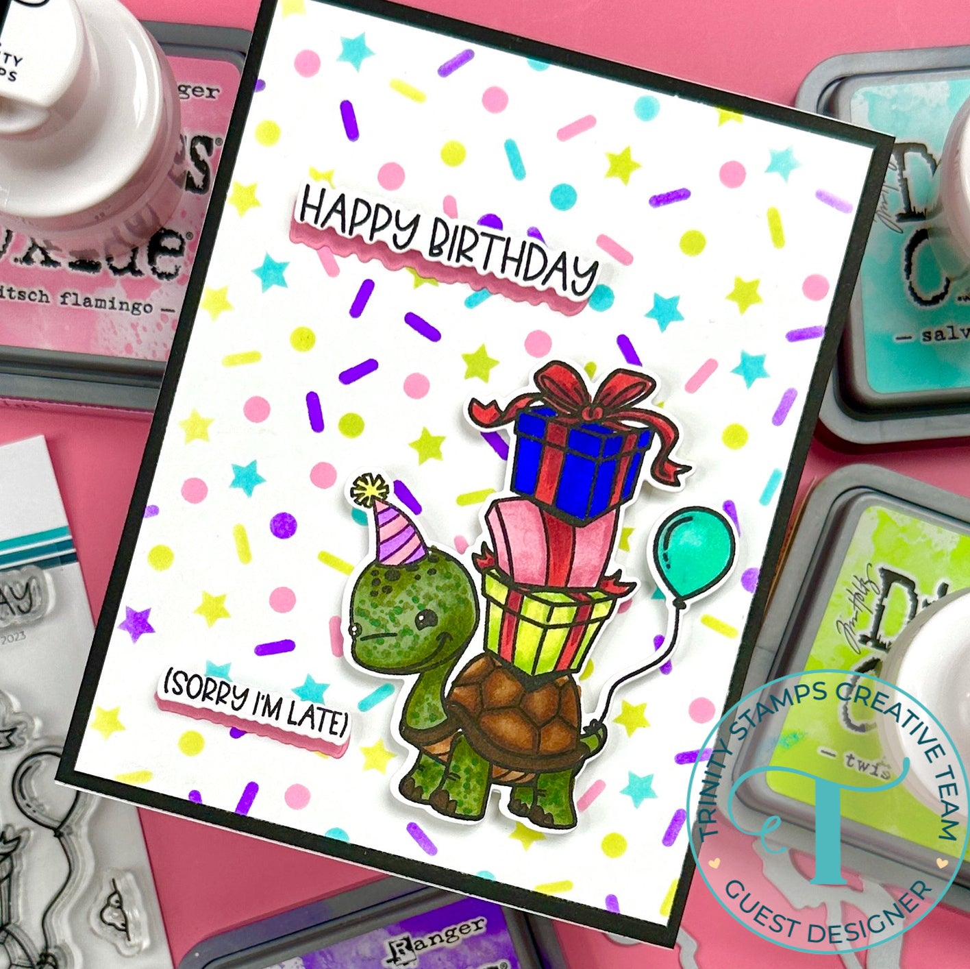 Tardy Turtle - 3x4 Stamp Set– Trinity Stamps