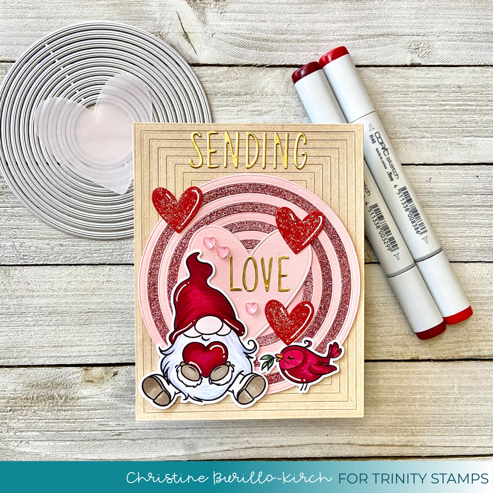 A-2 Modern Embossed Rectangle Stack Die Set– Trinity Stamps