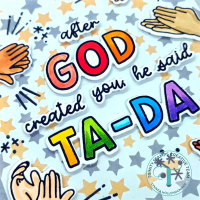 Ta-Da 4x6 Stamp Set– Trinity Stamps