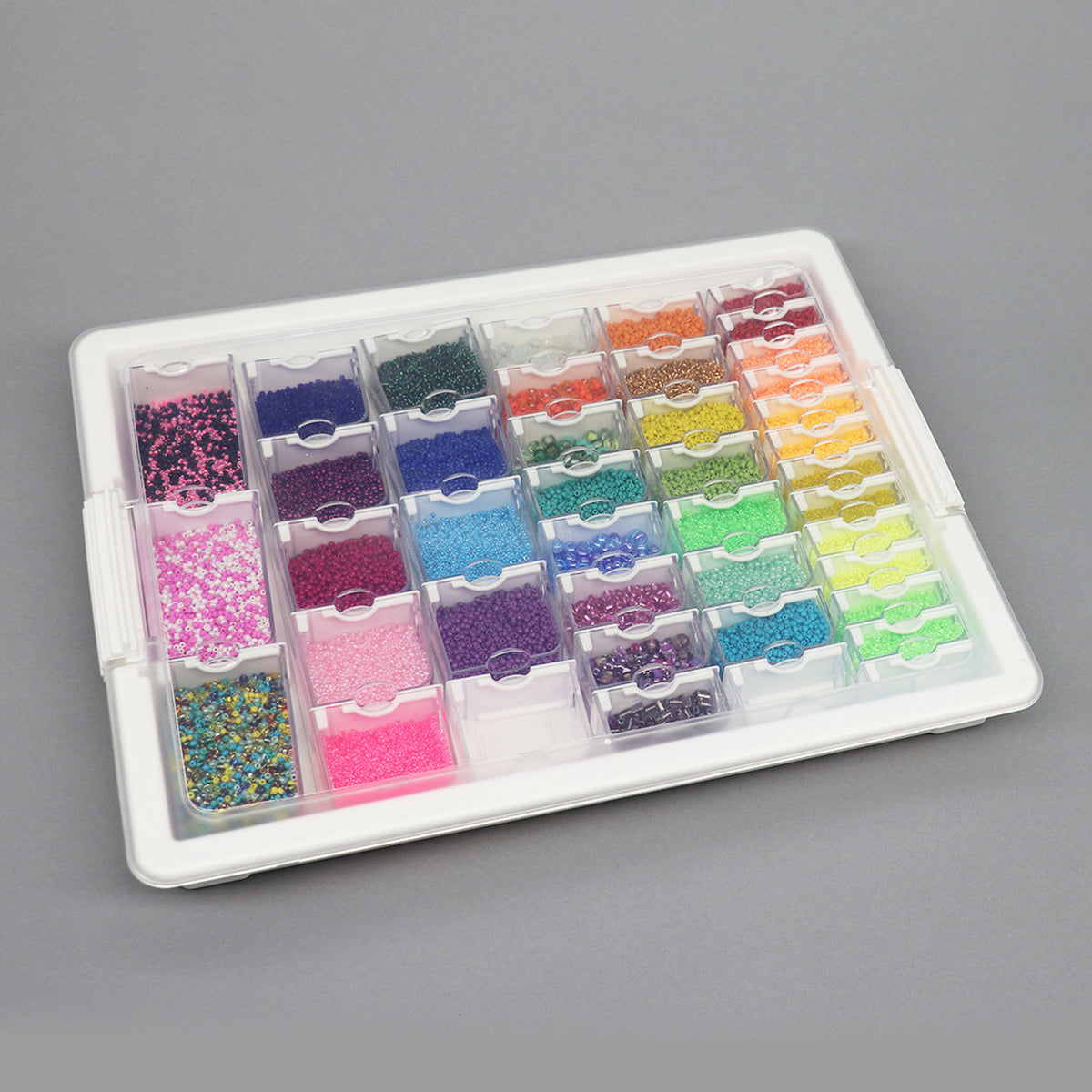 Embellishment Storage Tray & 45 empty assorted embellishment container ...
