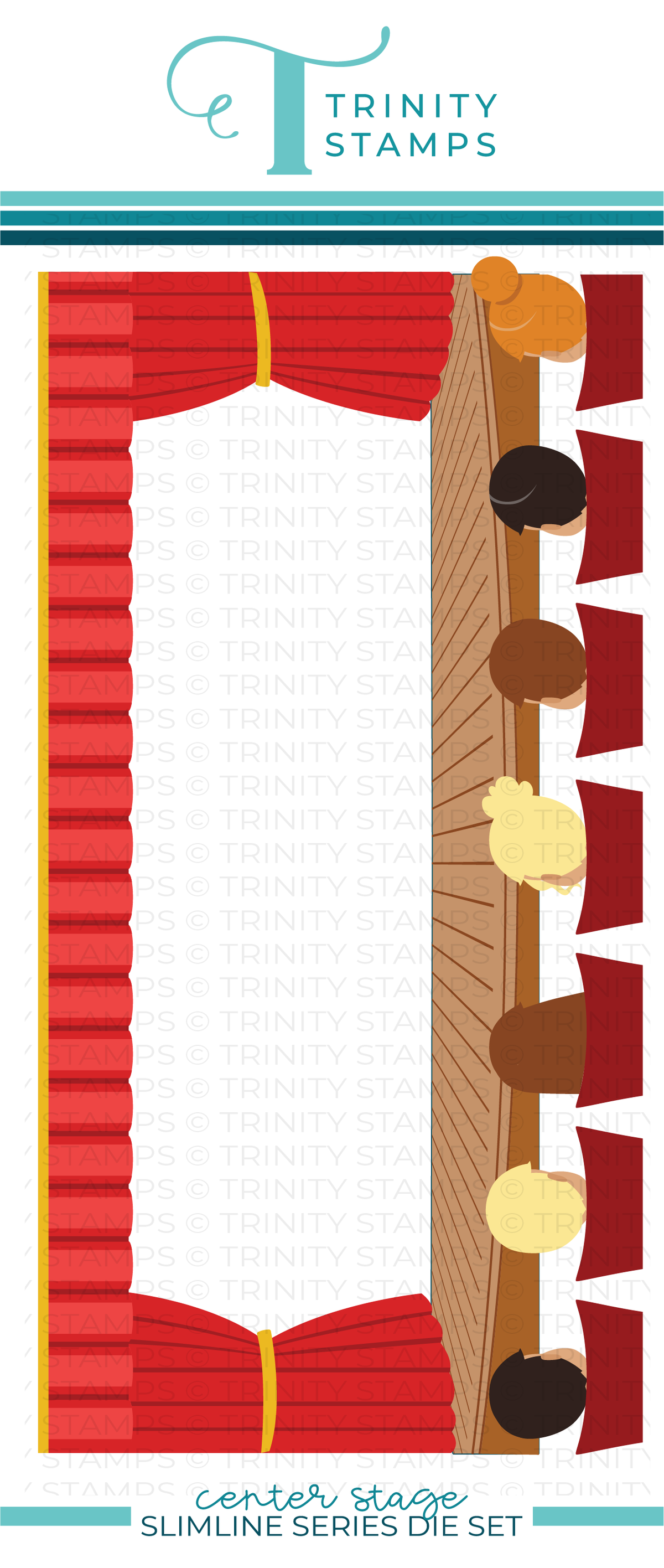 Center Stage Slimline Die Set– Trinity Stamps