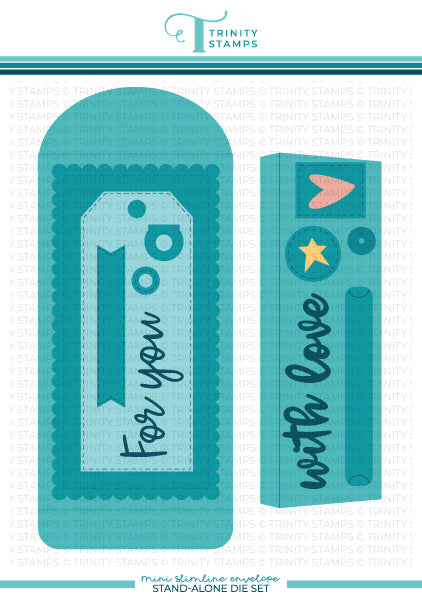 Card and Envelope Builder Die Set Mini Slimline– Trinity Stamps
