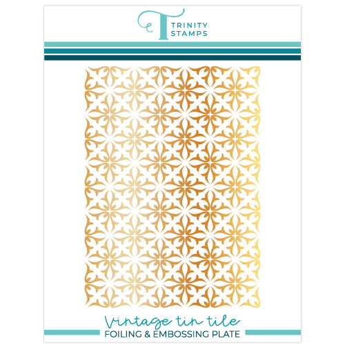 Vintage Tin Tile Hot Foil Plate Die– Trinity Stamps