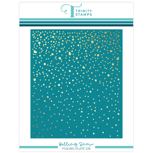 Falling Snow Foiling Plate– Trinity Stamps