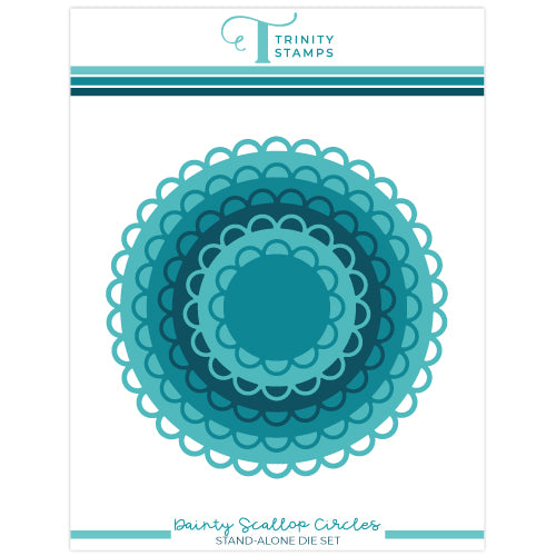 Dainty Scallop Circle Die Set– Trinity Stamps