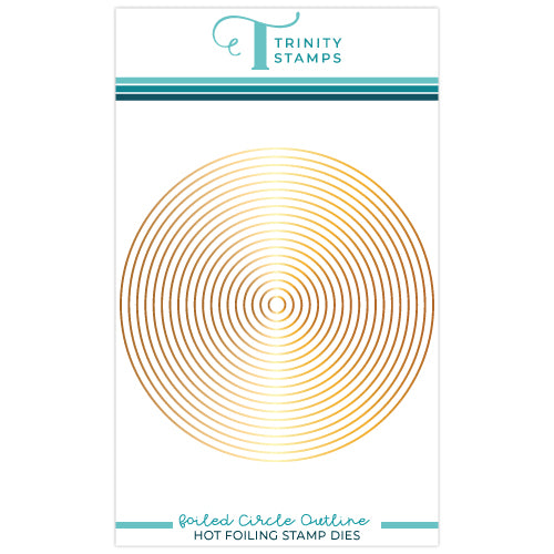 Foiled Circle Outline Stack Hot Foil Dies– Trinity Stamps