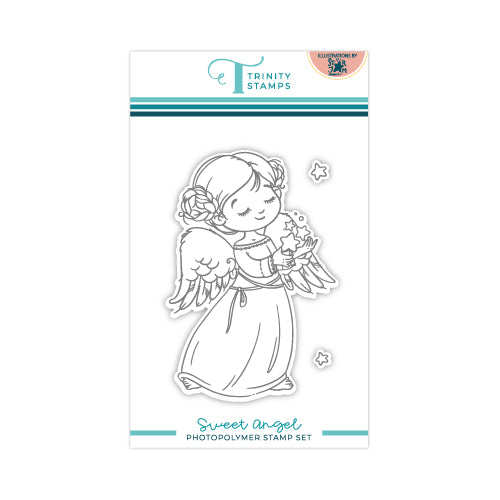 Sweet Angel 3x4 Stamp Set– Trinity Stamps