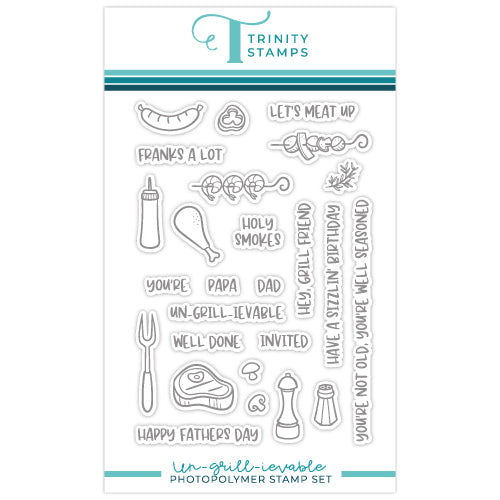 Un-grill-iveable 4x6 Stamp Set– Trinity Stamps