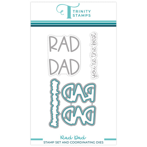 Rad Dad 3x3 Stamp and Die Set– Trinity Stamps