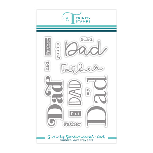 Simply Sentimental - Dad 3x4 Stamp Set– Trinity Stamps