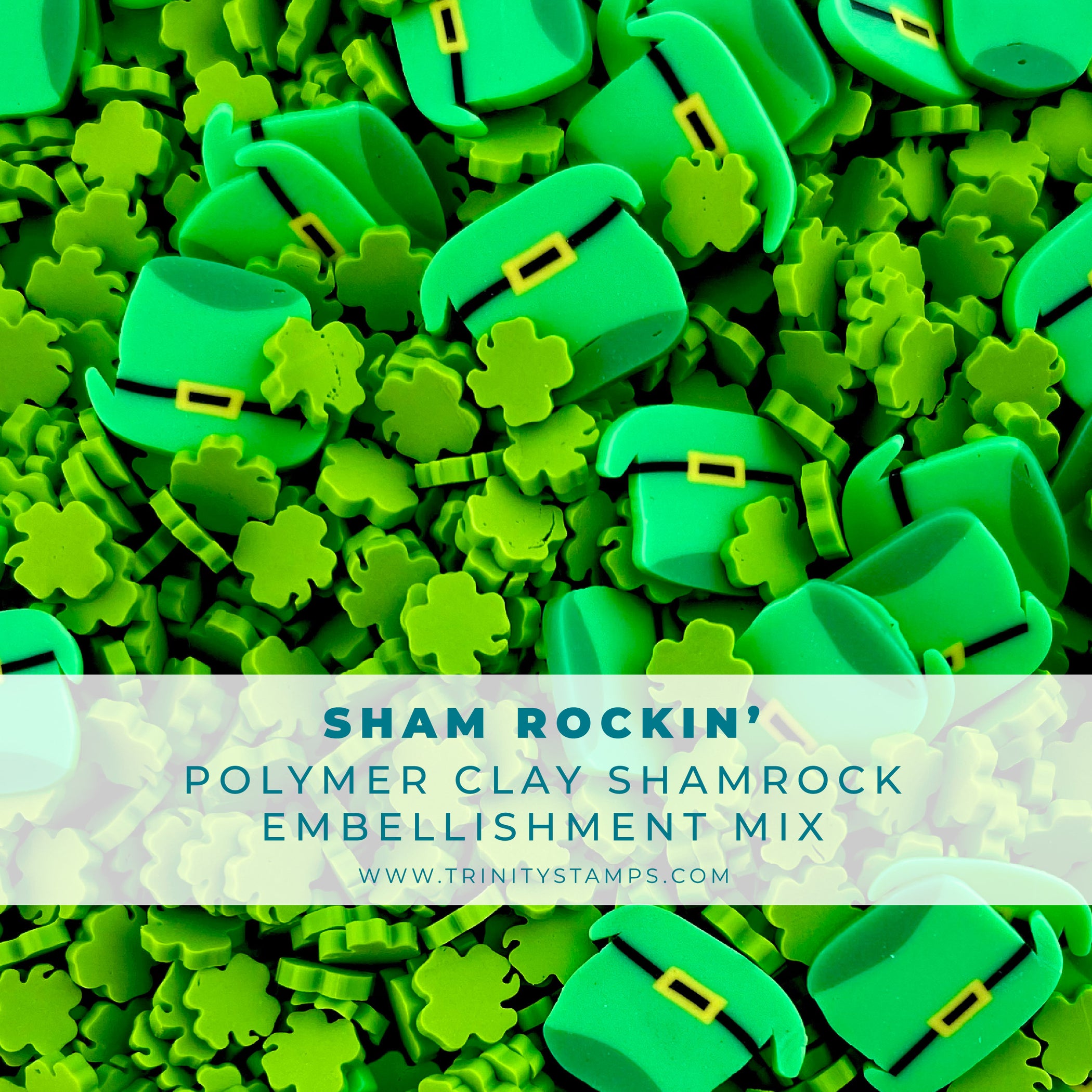 *Last Chance* Sham Rockin' Clay Embellishments– Trinity Stamps