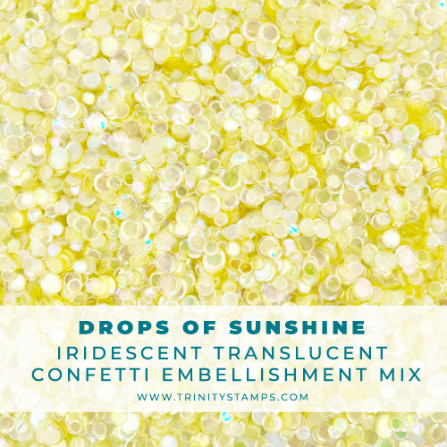 Drops of Sunshine Confetti Embellishment Mix– Trinity Stamps