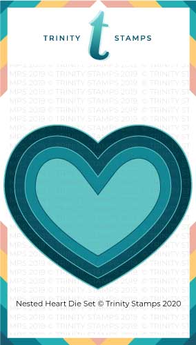 Nested Hearts - 4 Piece Die Set– Trinity Stamps
